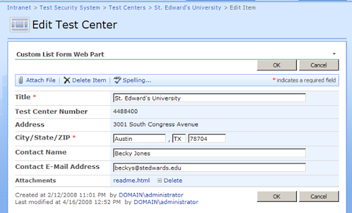 Sporadic Thoughts of a Software Developer: Customizing SharePoint 2007 Forms Without Losing ...